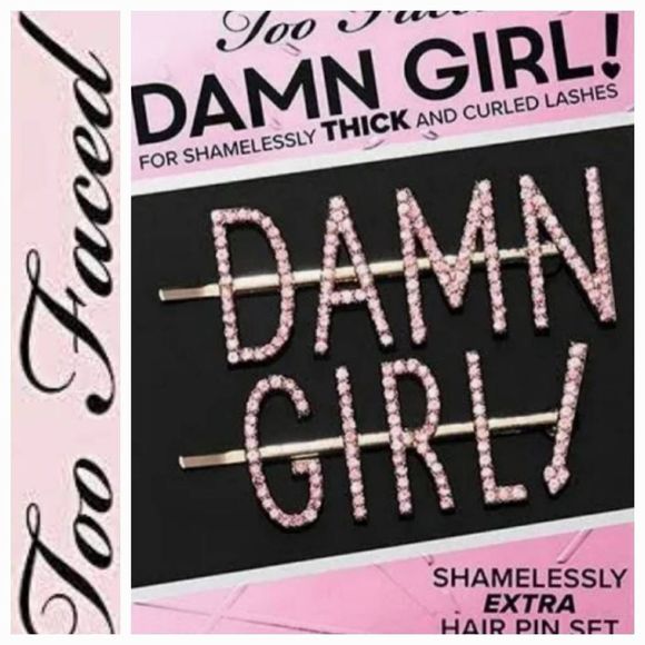 Too Faced | Accessories | Toofaced Damn Girl Shamelessly Extra Hair Pin ...